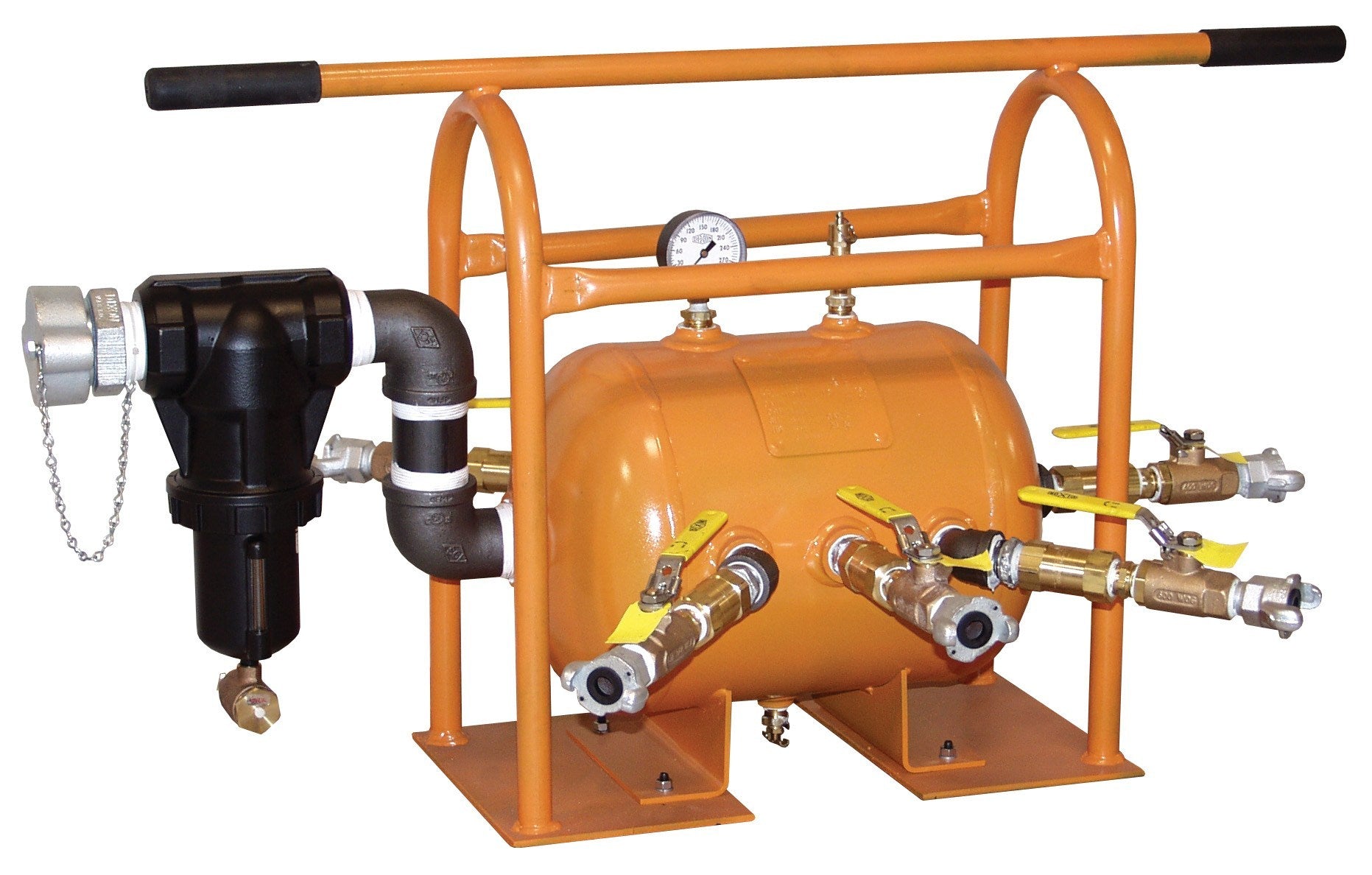 ASME Air Tank Receiver Manifold Assembly with Air King & Watts Filter ...