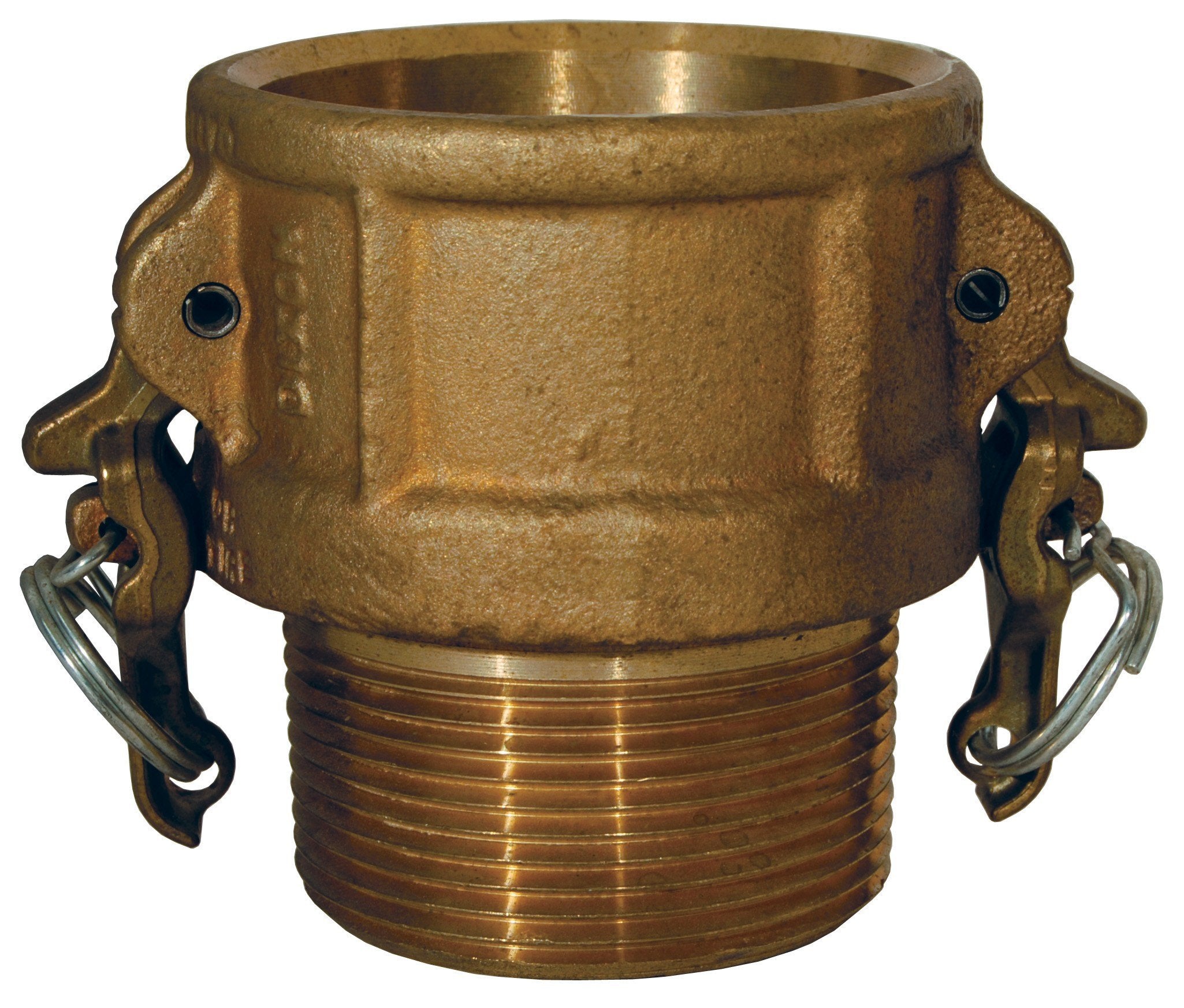 1" Brass Boss-Lock Cam & Groove Type B Coupler x Male NPT SKU: BB100 ...