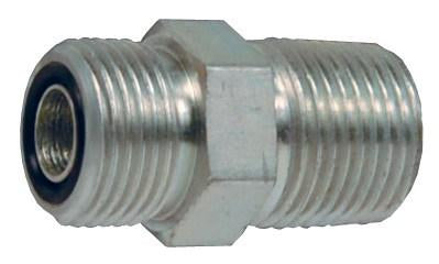 Male Flat Face x Male NPTF Connector SKU: FS2404-6-6 | Specialties Company